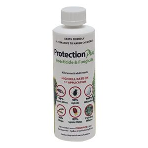 eco-safe plant protection, broad spectrum insecticide, fungicide, miticide; kill and repel mites, whitefly, aphids, thrips, more; epm protection plus 8 oz concentrate