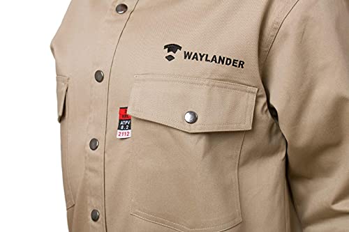 Waylander BROKK Welding FR Flame Resistant Long Sleeve Shirt for Men 9Oz Welding Shirt