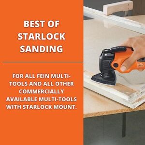 Fein Best of StarLock Sanding Kit for Sanding Corners and Edges - Unperforated, 63-Pack - 35222967280