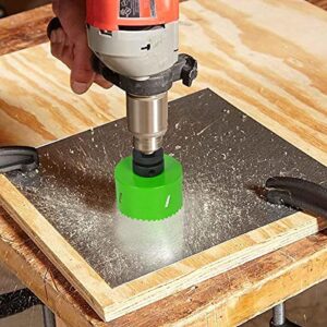 HLOFIZI 6-1/4 Hole Saw 6.25 Bit HSS Bi-Metal Cutter for Wood Metal Drywall Sheetrock Plastic with 1.5 Inch Deep