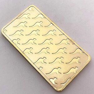 SUNYUANYI Australia 1 Ounce 99.99% Pure Gold Plated bar high Relief Replica Commemorative Coin Gold Bar Coin