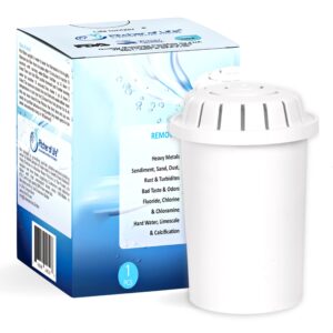 f004 replacement filter - for life ionizer glass pitcher of life - alkaline water filter cartridge - pack of 1