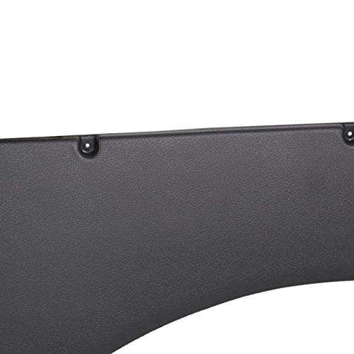 ECOTRIC Tandem Trailer Fender Skirt for RVs Campers and Trailers - Black