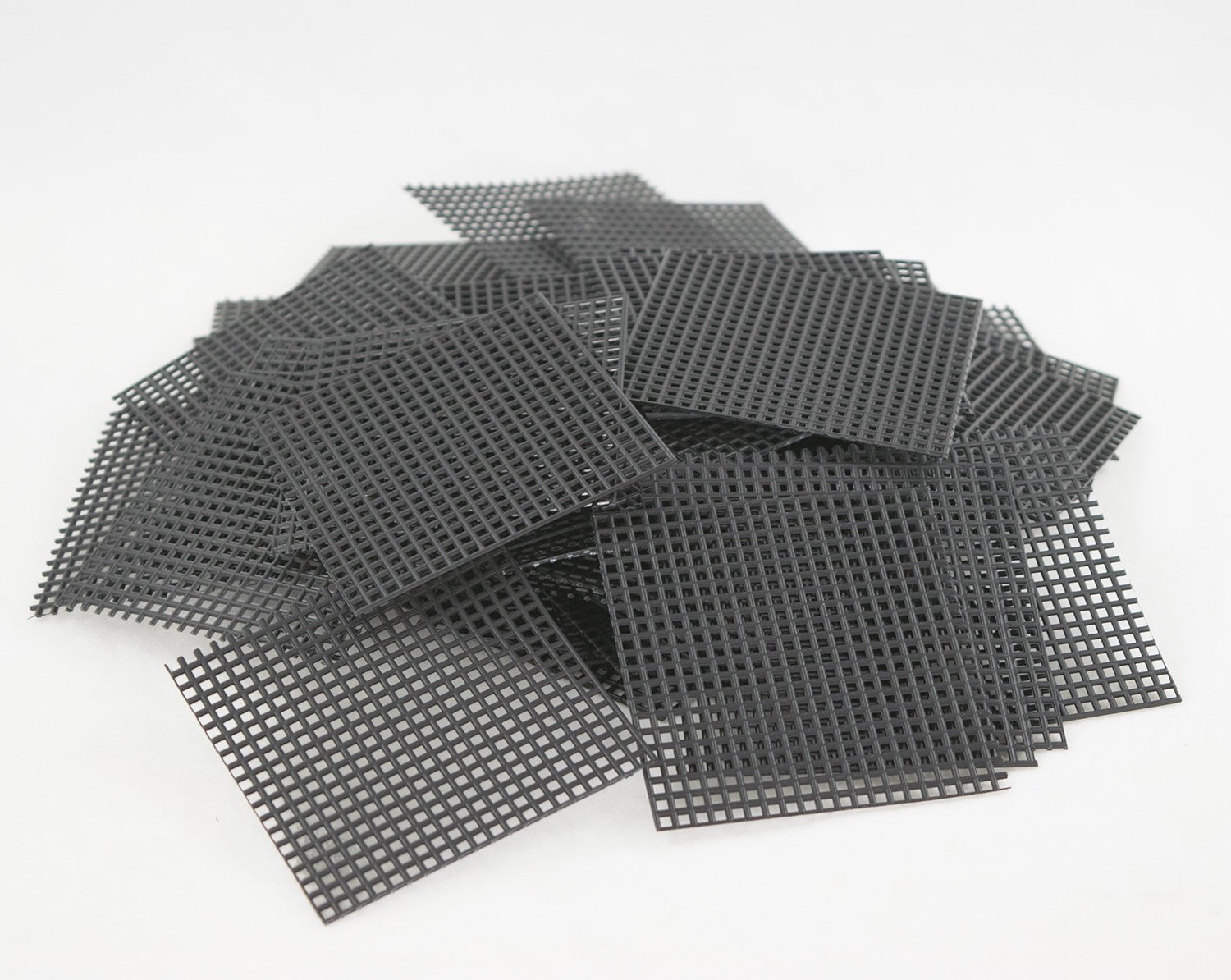 US Made 60 Pcs. 3"x 3" Plastic Drainage Mesh/Screen/Net for Potted Plants & Bonsai Pots