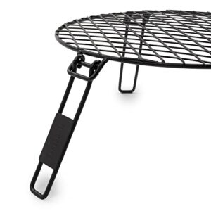 Barebones Barebones Fire Pit Grill Grate - Circular, Camping Grill Grate - Foldable Fire Pit and Campfire Grate Over Fire Pit