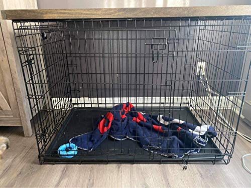 Dog Cage Wood Topper | Dog Kennel Cover, Farmhouse Wood, Dog Crate Table, | Wire Crate Cover | Dog Crate End Table | Organization | Custom Dog Toppers