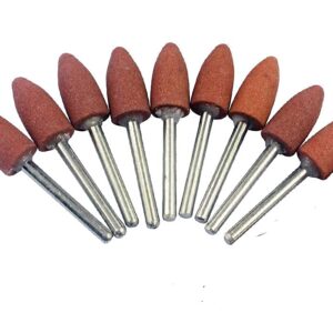 18Pcs Bullet Shape Abrasive Mounted Stone Grinding Tool for Dremel Rotary Tools