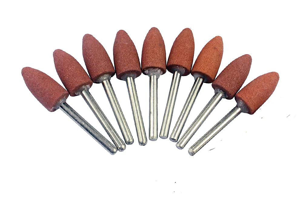 18Pcs Bullet Shape Abrasive Mounted Stone Grinding Tool for Dremel Rotary Tools