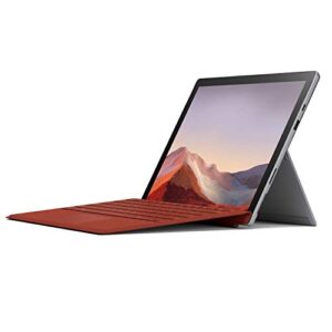 microsoft surface pro 7 12.3in touchscreen i7-1065g7 16gb ram 256gb ssd platinum (renewed)