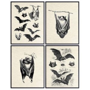 bats wall decor - bat decorations - bat decor for home - creepy gothic wall art - goth wall decor - pagan gifts - gothic decor