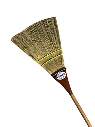 The Original Kitchenette Broom - 2 Lightweight Brooms Handmade in The USA wiith Authentic Broomcorn