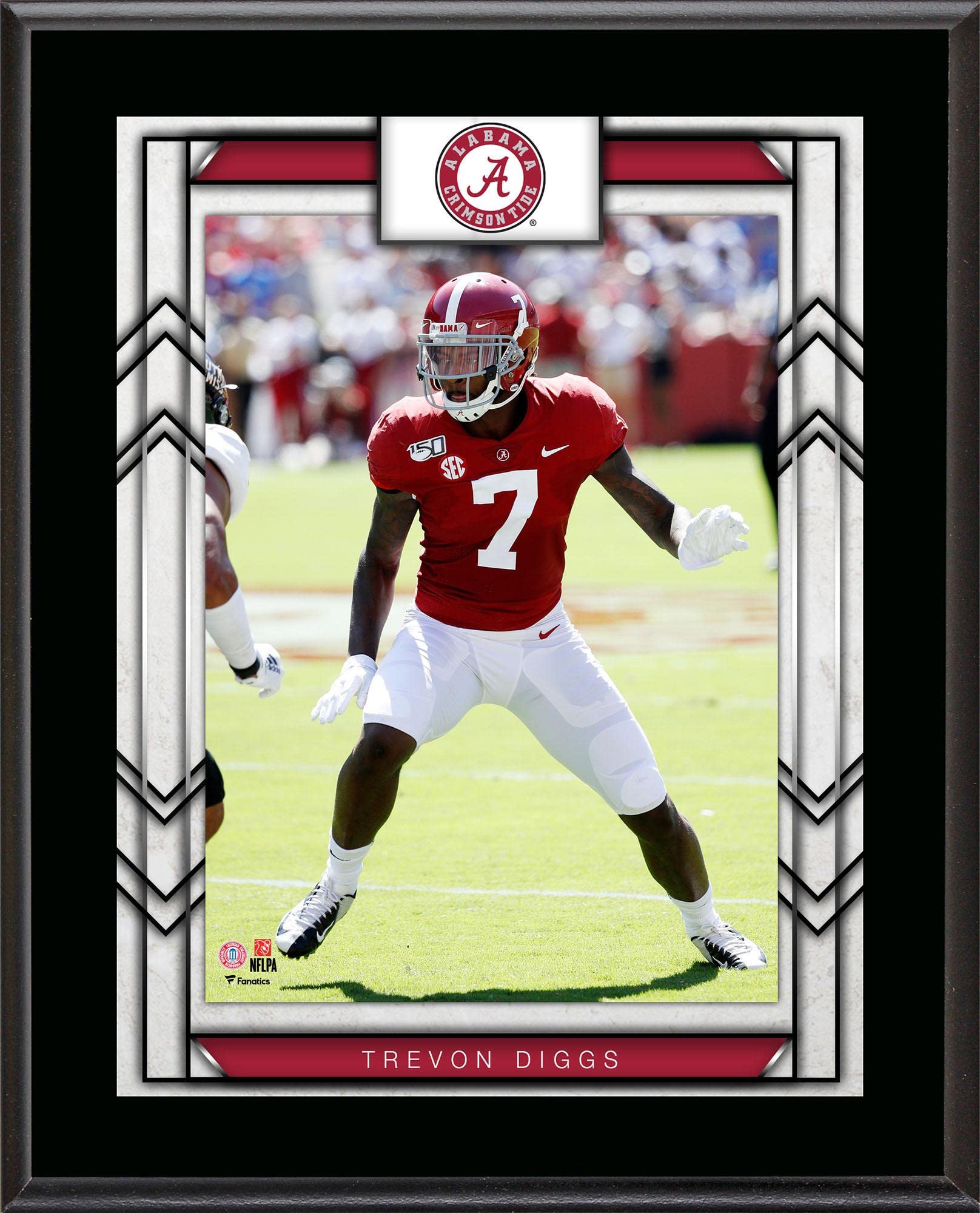 Trevon Diggs Alabama Crimson Tide 10.5" x 13" Sublimated Player Plaque - College Team Plaques and Collages