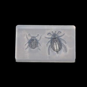 helyzq cute ladybug beetle pendant insect resin silicone mold jewelry making tools