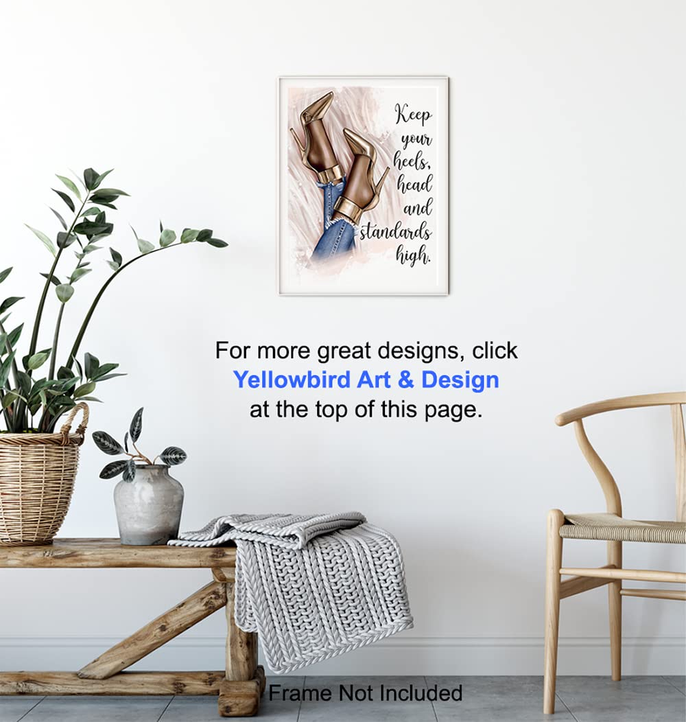 African American Wall Art - Black Women - Black Wall Decor - Fashion Quotes - Fashion Wall Decor - Inspirational Quotes Wall Art - Glam Wall Decor - Black Woman - Latina - Black Wall Art -High Fashion