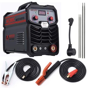 amico arc-200dc, 200 amp professional stick arc tig welder, use e6010 e6011 e6013 e7014 e7018 etc. 80percent duty cycle full size grey