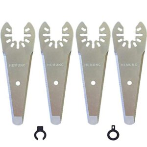 hemunc oscillating scraper blades for caulk adhesive sealant removal for dewalt milwaukee ryobi bosch craftsman dremel mulimaster rockwell multitool scraper blades