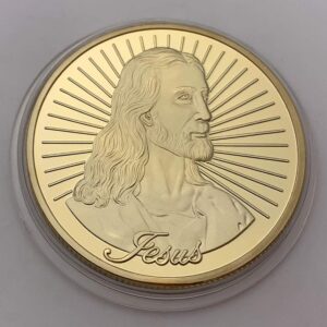 Exquisite Collection of Commemorative Coins Religious Faith Jesus Resurrection Gilded Commemorative Coin Christ Cross Good Friday Gold Coin Coin