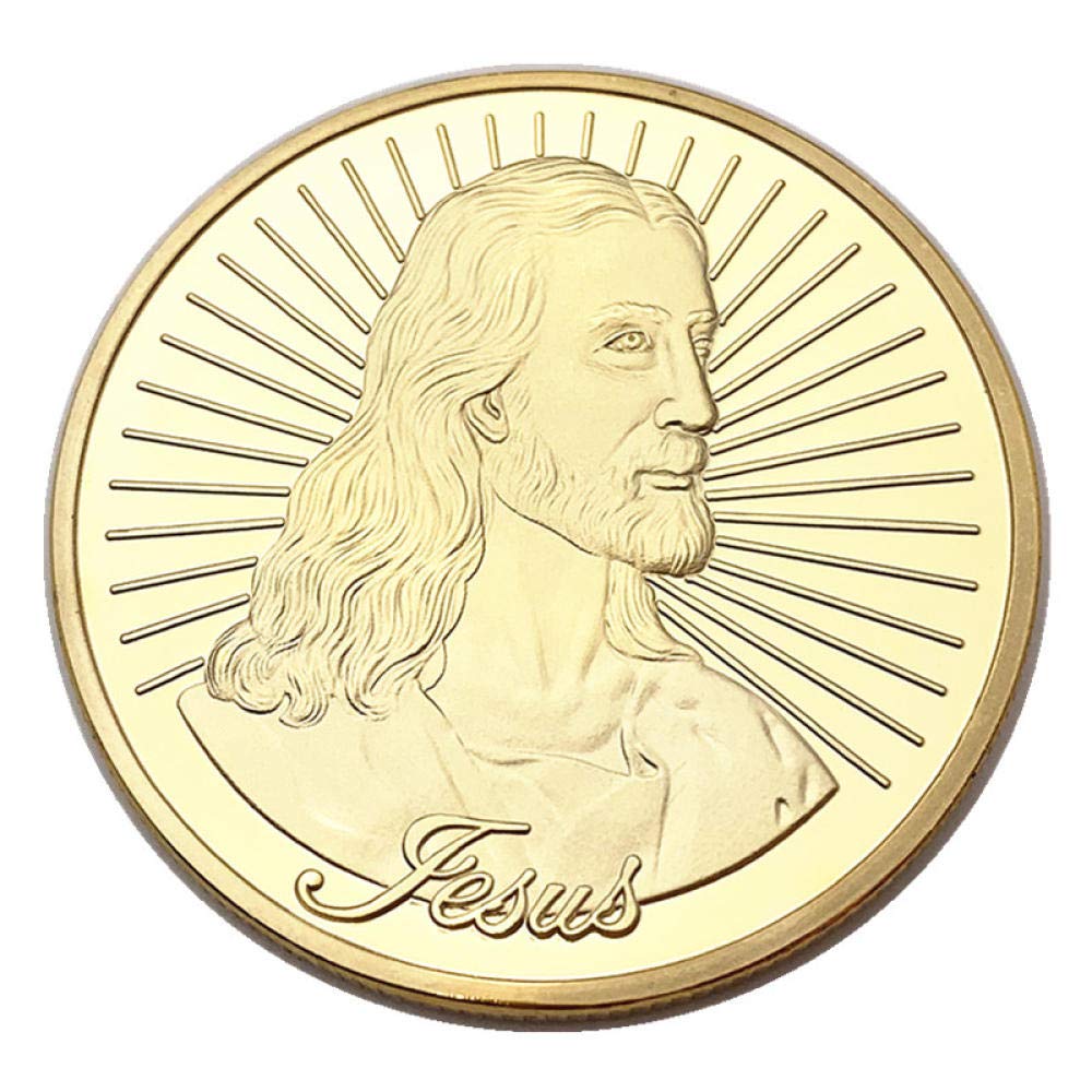 Exquisite Collection of Commemorative Coins Religious Faith Jesus Resurrection Gilded Commemorative Coin Christ Cross Good Friday Gold Coin Coin