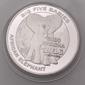 exquisite collection of commemorative coins 2016 africa zambia malawi commemorative coin elephant silver plated coin wild animal craft foreign currency coin