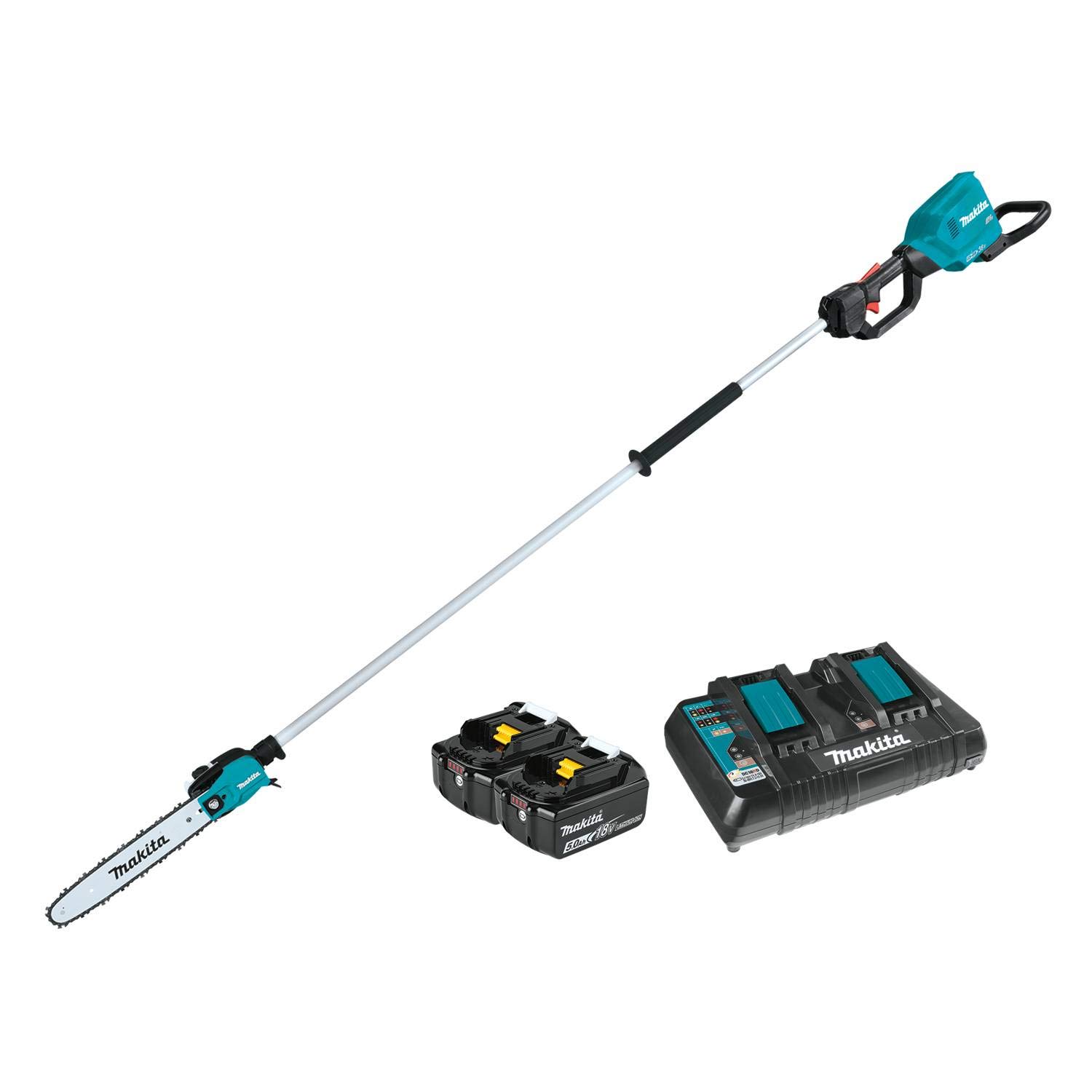 Makita XAU01PTB 36V (18V X2) LXT® Brushless 10" Pole Saw Kit, 8' Length (5.0Ah)