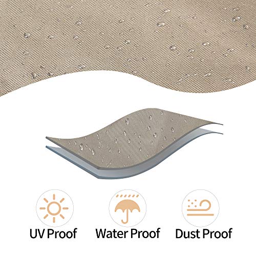 Patio Heater Waterproof Cover with Zipper BIG HORN OUTDOORS Standup Patio Heater Cover 36 Inches Heavy Duty Waterproof Heater Cover Storage Bag For Outdoor Heater Black Friday deals Cyber Monday deals