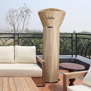 Patio Heater Waterproof Cover with Zipper BIG HORN OUTDOORS Standup Patio Heater Cover 36 Inches Heavy Duty Waterproof Heater Cover Storage Bag For Outdoor Heater Black Friday deals Cyber Monday deals