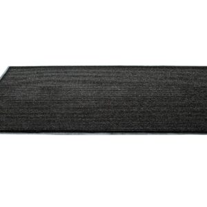 UNIMAT 3x5 (36"x60") Dual Ribbed Outdoor-Indoor Doormat with Waterproof Charcoal Rubber Backing - Stylish Welcome Mat, Perfect for Home, Office, and Kitchen Entrances