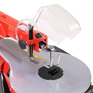 XtremepowerUS 16-inch Scroll Saw 400-1650 SPM Variable Speed Scroll Saw Machine,Red