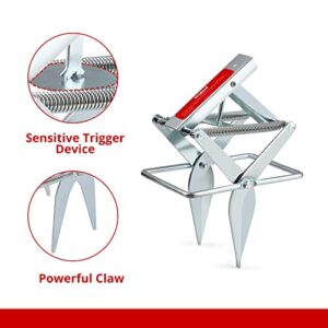 ALLRoad Easy Setup Mole Trap with Quick Kill Reusable Eliminator Scissor Trap Gopher Trap- Non Toxic and Protect The Lawn