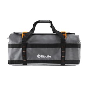 biolite, firepit canvas carry bag for firepit & firewood, durable & water-resistant