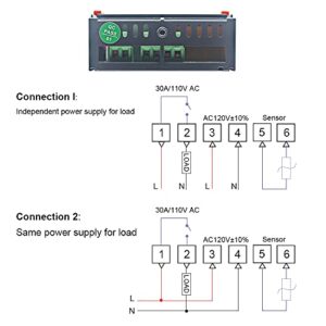 KETOTEK KT8230 Digital Temperature Controller Thermostat Regulator 120VAC 30A Fahrenheit -22~572℉ Heating Cooling for Incubator Brooder Refrigerator Fermenter Greenhouse Reptile