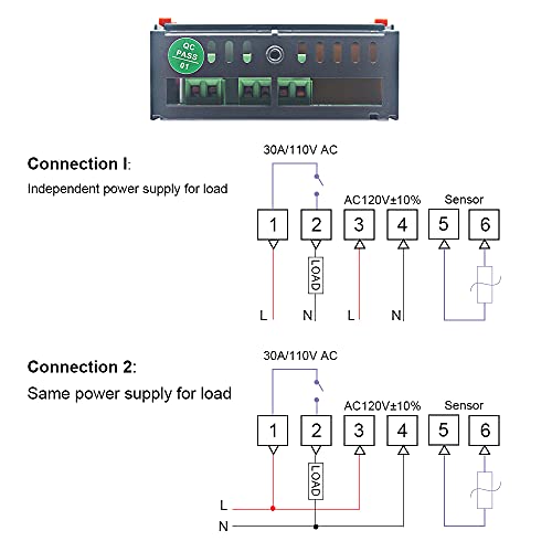 KETOTEK KT8230 Digital Temperature Controller Thermostat Regulator 120VAC 30A Fahrenheit -22~572℉ Heating Cooling for Incubator Brooder Refrigerator Fermenter Greenhouse Reptile