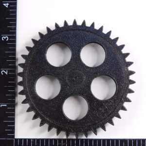 Steampunk Gears Wall Decor - Eight Gears, Two Push Rods - 10 Pieces - Free Shipping - Wood Gears