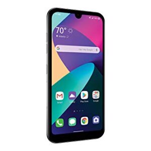 LG Phoenix 5, 5.7-inch HD+ Display, (16GB, 2GB RAM), 13 MP+Wide 5 MP Dual Cameras, 3000mAh Battery, Android Q, 4G LTE, GSM Unlocked Smartphone (AT&T, T-Mobile, Metro, Cricket) - Silver (Renewed)