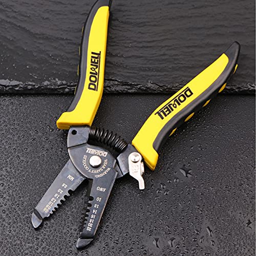 DOWELL 10-22AWG+22-30AWG Wire Stripping Tool Wire Stripper Cutter Pliers Tool Multi-Function Hand Tool for Electrician 2-Piece