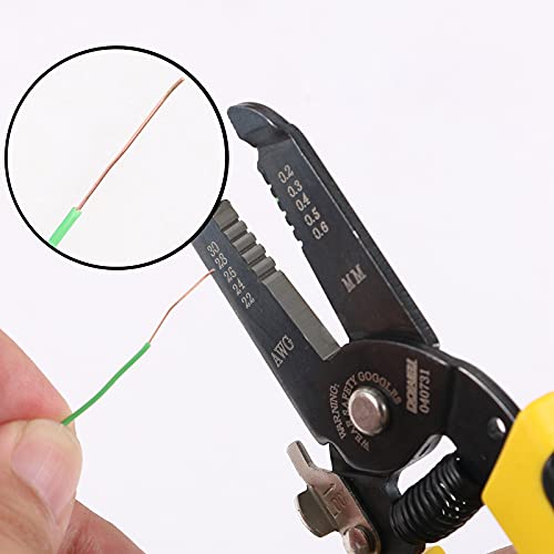 DOWELL 10-22AWG+22-30AWG Wire Stripping Tool Wire Stripper Cutter Pliers Tool Multi-Function Hand Tool for Electrician 2-Piece