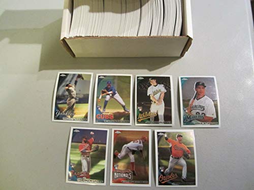 2010 Topps Chrome Baseball Card Complete Set 220 Cards