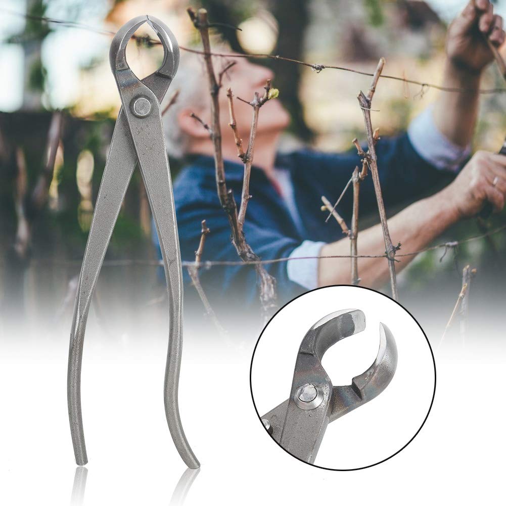 Bonsai Cutter, Knob Cutter Bonsai Tools Round Edge Cutter, Stainless Steel Bonsai Tree Knob Cutter Concave Cutter Bonsai Cutting Tool for Garden