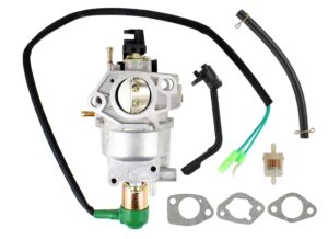 pro chaser carburetor for generac power gp7500 model 5943-4 5943-5 5978-2 005942 005943 005977 005978 15hp 420cc 7500 9375 watt generator manual chock