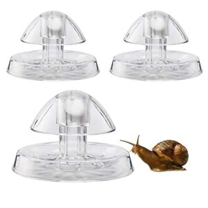 snail catcher, snail trap catcher plastic leech planarian pest catch box for aquarium fish plant tank(3 pcs/3.15inch)