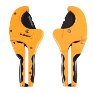 DOMINOX 2-1/2'' O.D. DM-317-64 Pipe Cutter, Professional Cutting PEX, PVC, and PPR Pipe, Etc, SK5 Blade and Aluminum Alloy Body, One-hand Rapid Cutting Tool for the Pipe