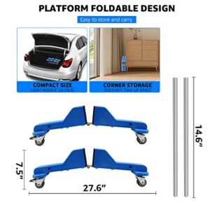 BESTOOL Panel Dolly, Door Dolly with Wheels, Adjustable Clamp Panel Cart Variable Transport and Stand Support 230 lb Capacity