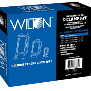 Wilton 140 Series 10-Piece C-Clamp Kit (11117)