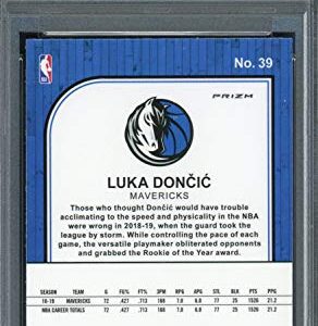 Luka Doncic 2019 Panini Hoops Premium Stock Pulsar Basketball Card #39 Graded PSA 10 GEM MINT