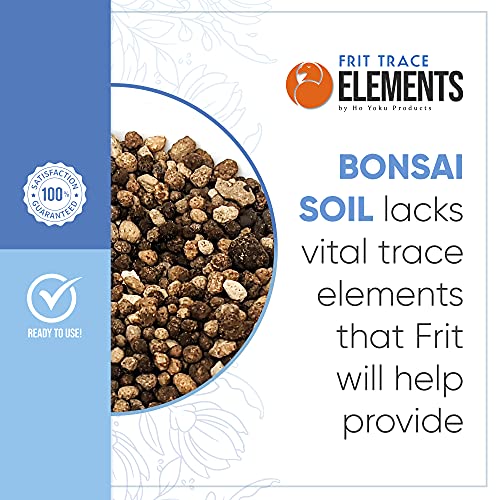 Frit Trace Elements - Build Up Your Bonsai Soil and Compliment with Bonsai Fertilizer - Provides Plant Soil with Twenty Eight Vital Elements and Minerals - Maintain Optimum Healthy Tree Growth