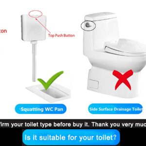 Teaayako Toilet Flush Valves 2-Inch Dual Flush Valve Replacement kit for 2-Piece toilet tank Compatible with TOTO THU435 THU224 flush valve