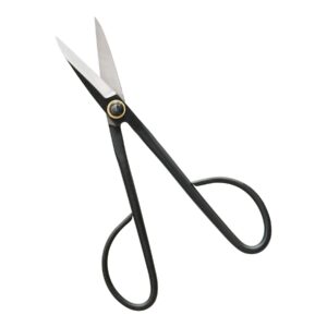 qnbes satsuki bonsai scissors 205mm, professional japanese bonsai garden tools, gardening pruning shears for bonsai trimming and arranging flowers