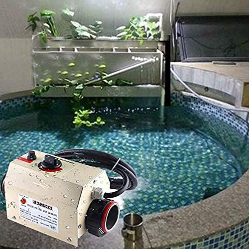 WMM 3KW 220V 240V Electric Water Heater Thermostat SPA Bath Heater Pump,Premium Quality Water Heater Thermostat Swimming Pool Thermostat Portable Pool Heater