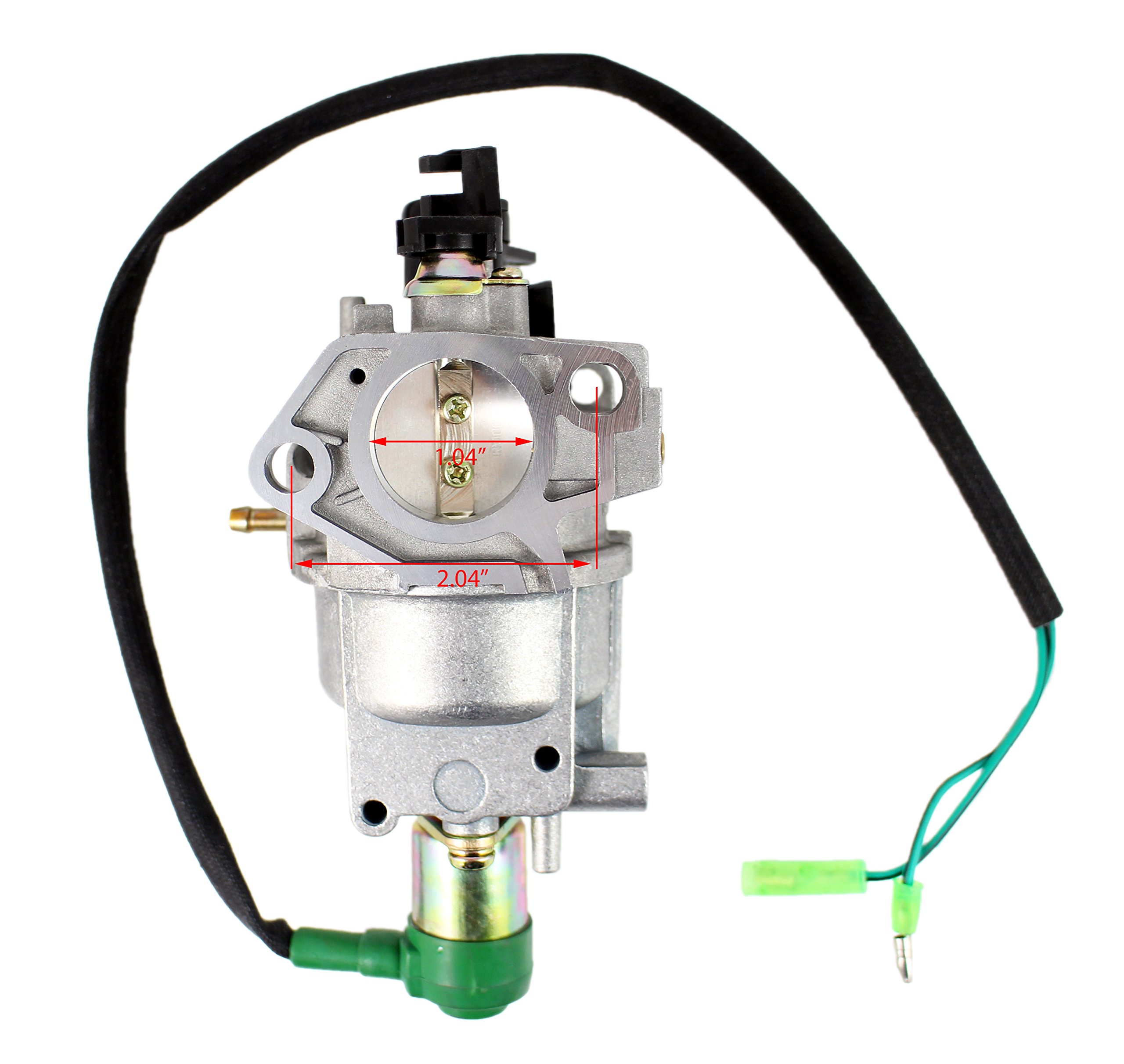 Pro Chaser Carburetor for Multiquip GA-6HZR GA-6HEB GA6HB GA-3.6HA GDP-5000H GDP-5HA 3600 5000 6000 Watt 337cc 389cc 420cc 11hp 12hp Auto Chock Generator