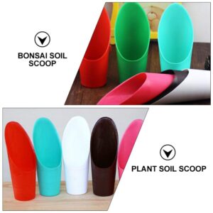 Yardwe Bonsai Soil Scoop 5pcs Gardening Shovel Tools Garden Bucket Scoop Potting Scoopers Plant Bucket Shovel Succulent Plants Scoop Bonsai Plant Soil Plastic Plant Soil Scoop